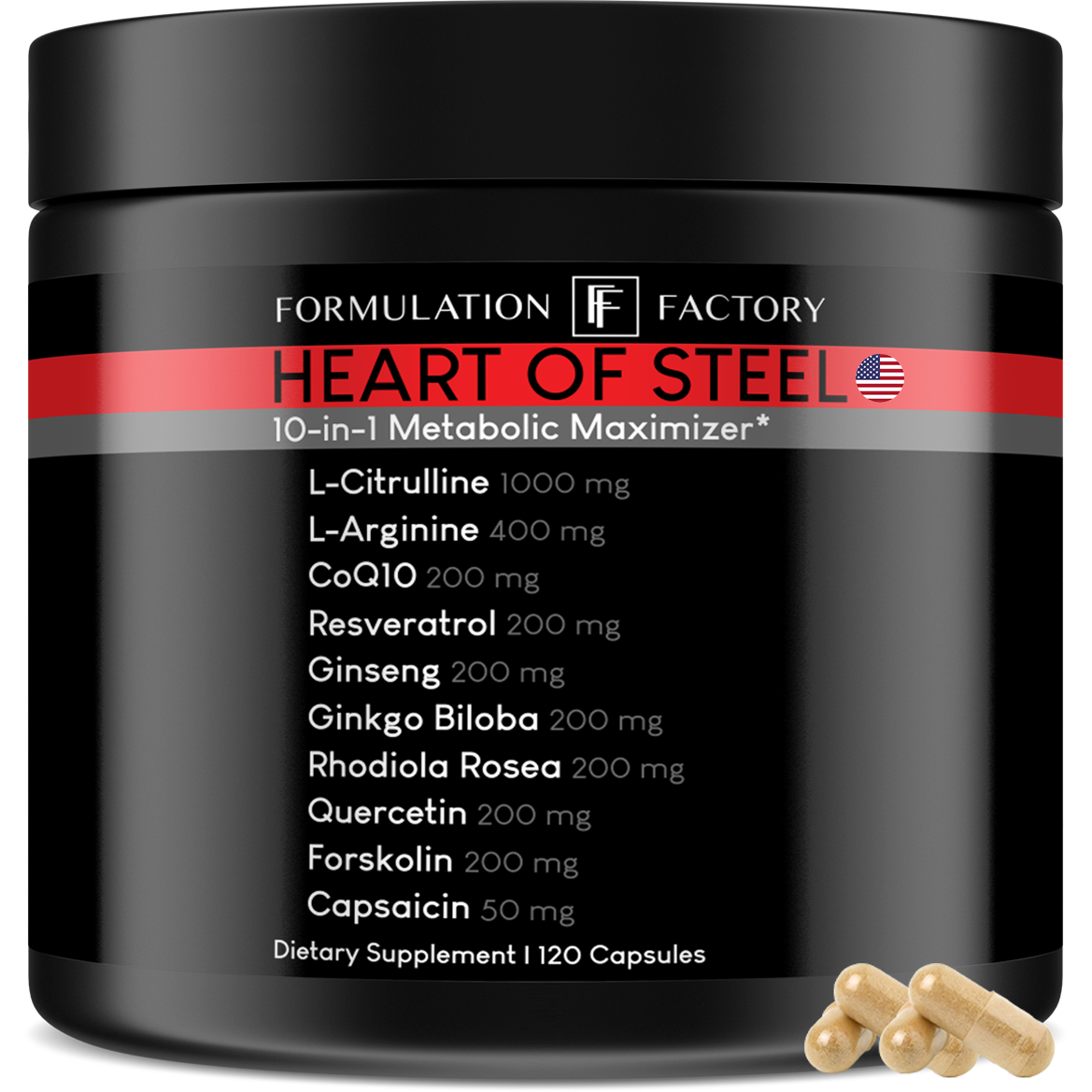 Heart of Steel: 10-in-1 Metabolic Maximizer [PREORDER ONLY ...