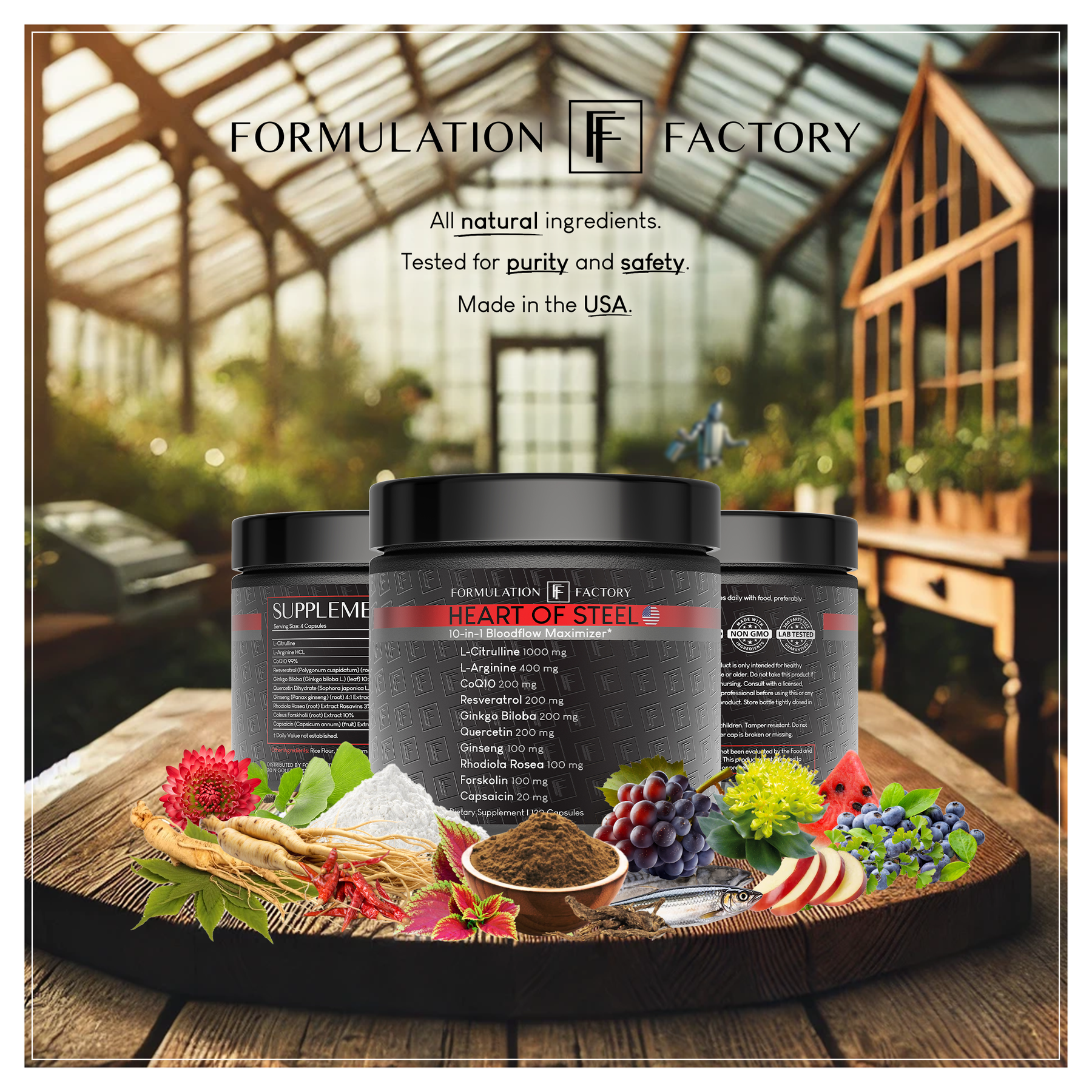 Heart of Steel: 10-in-1 Metabolic Maximizer – Formulation Factory