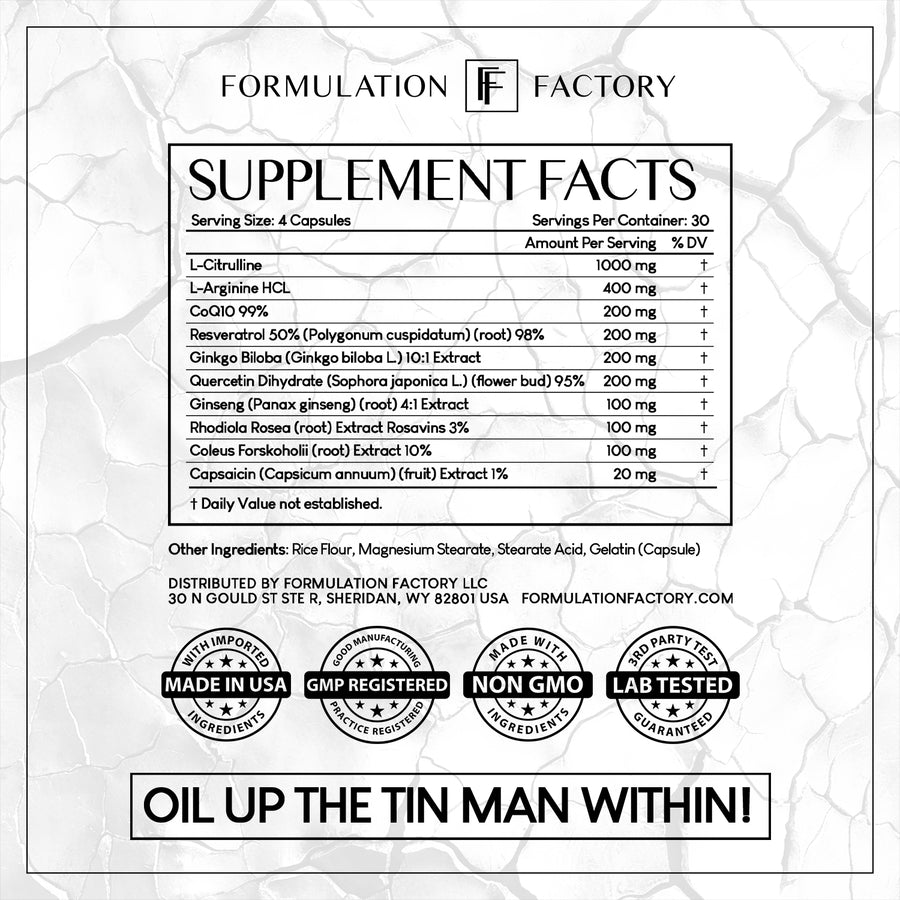 Heart of Steel: 10-in-1 Metabolic Maximizer – Formulation Factory
